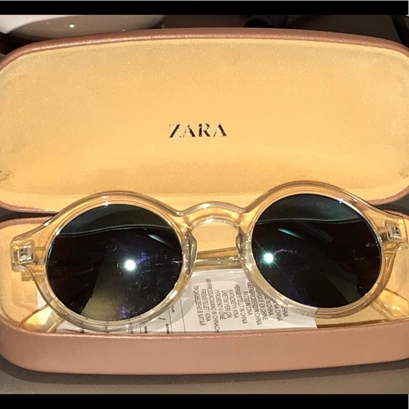 Zara | Accessories | Zara Sunglasses Transparent Frame | Poshmark